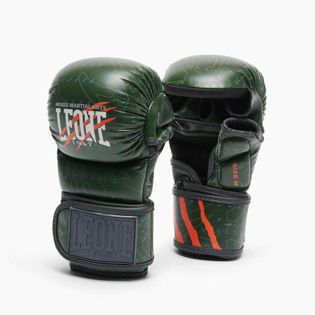 Luvas MMA Leone Primal Instinct Treino GP116 com polegar Verde - Combat ...
