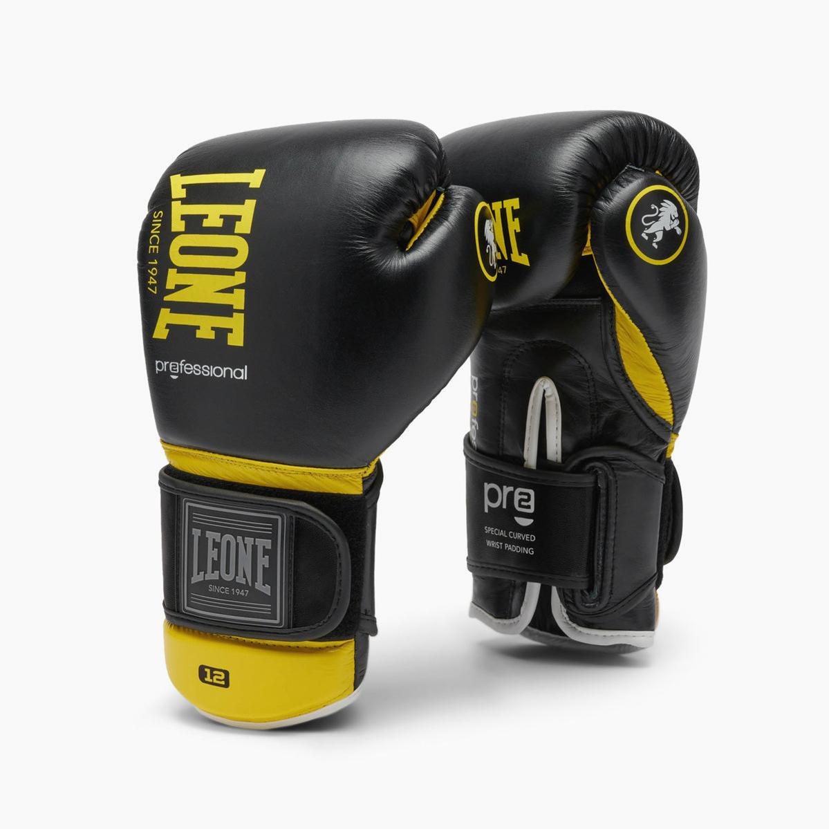 Luvas de Boxe Leone Professional 2 GN115C Amarelo 12 Oz - Luvas de Boxe ...
